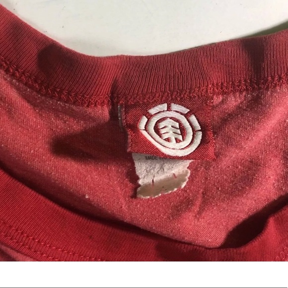 Element | Shirts | Vintage Element Tee Shirt Red Mens Large | Poshmark
